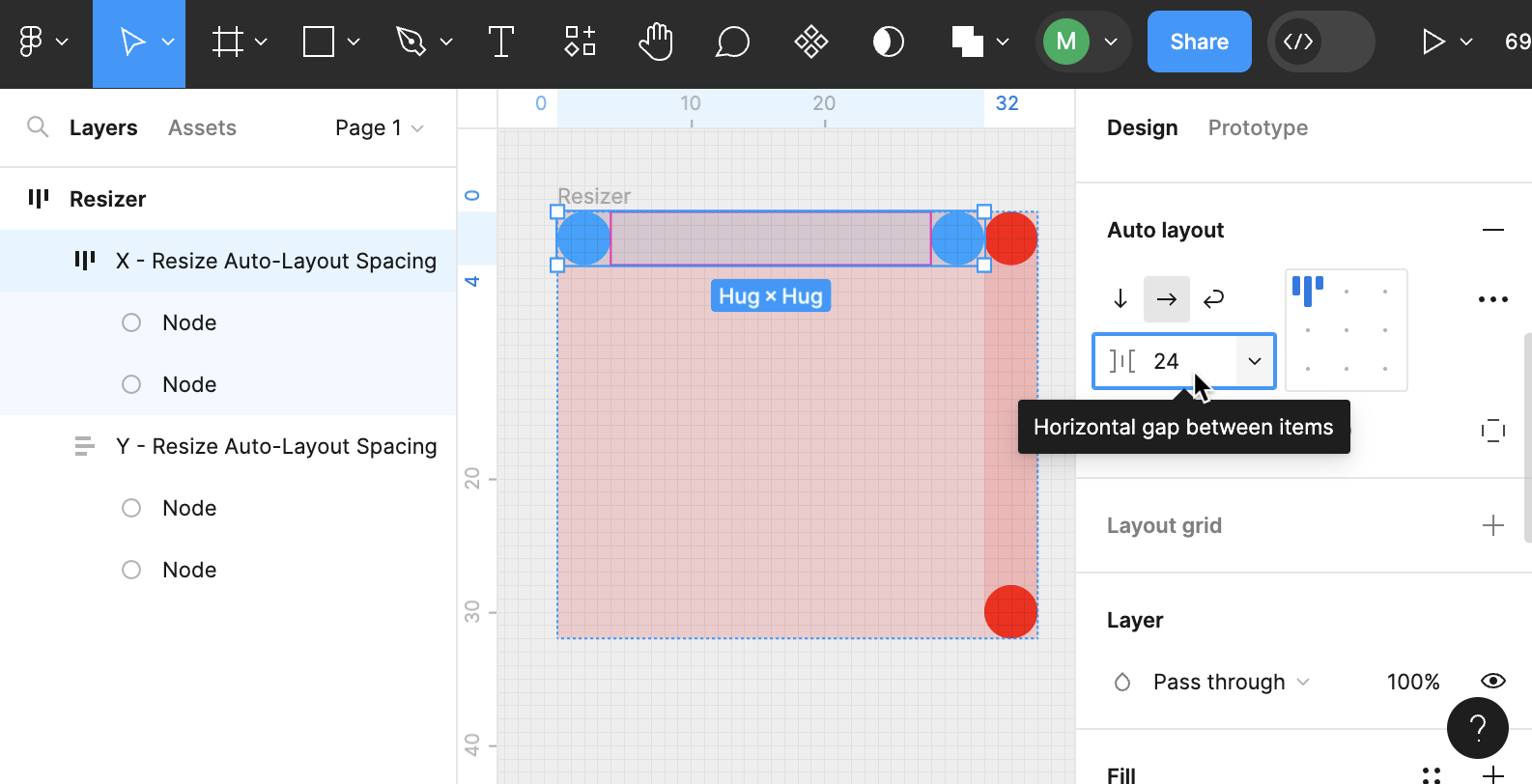 How to Resize Elements of a Component Instance — Figma
